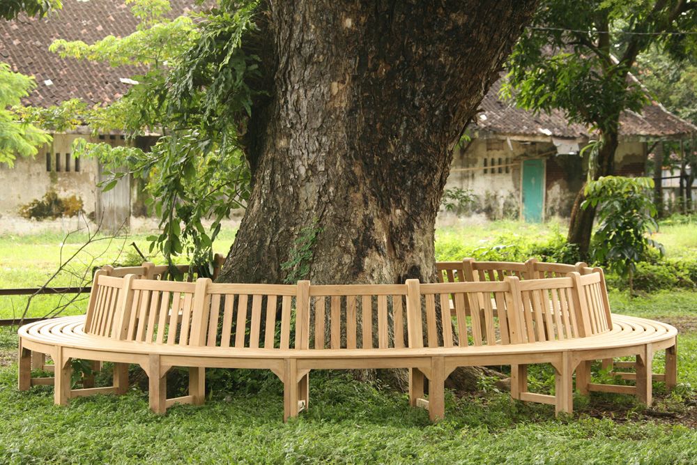 Bench Around Tree – Homegardensmart.com