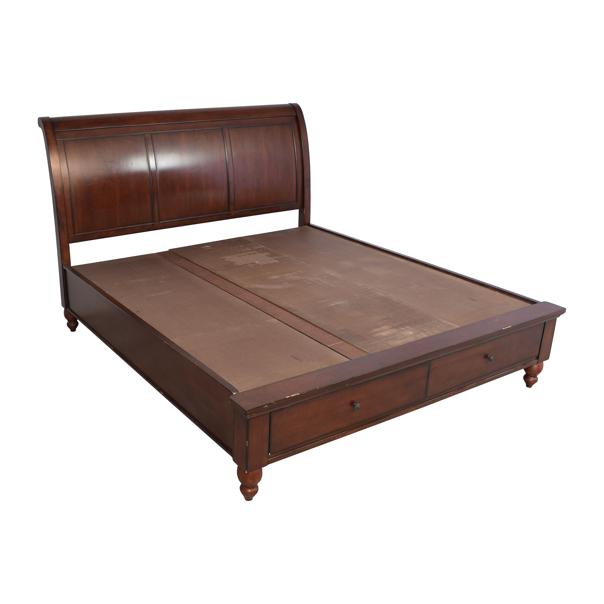 Platform Sleigh Bed – Homegardensmart.com