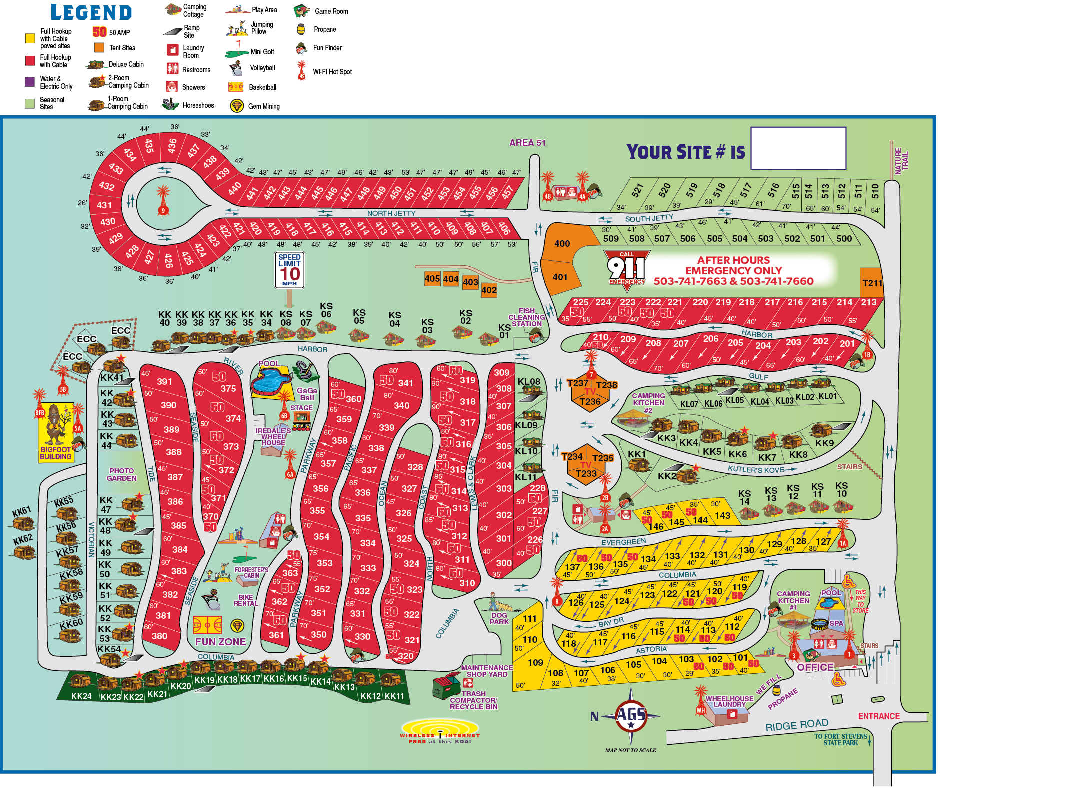 Fortstevens Campsite Map – Homegardensmart.com