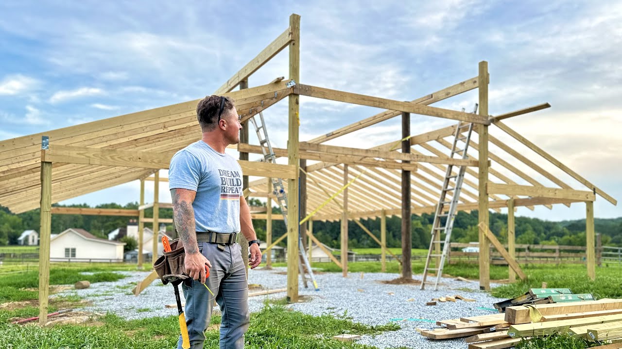 Building A Pole Barn With Telephone Poles – Homegardensmart.com