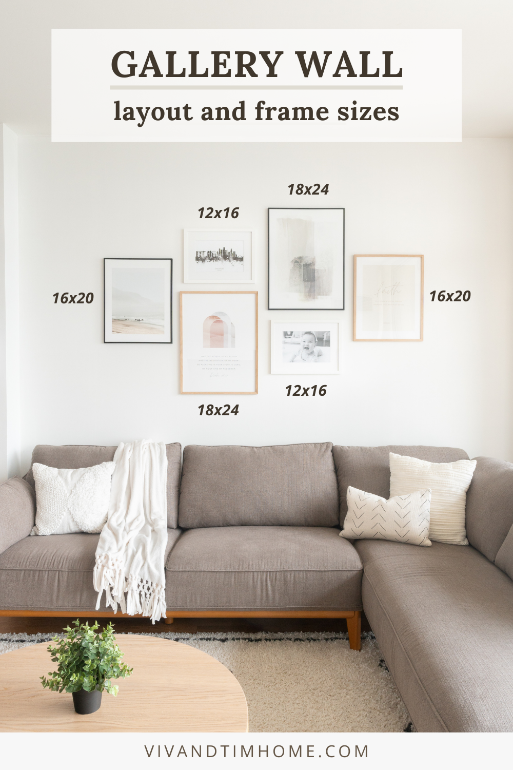 Gallery Wall Layout With Sizes – Homegardensmart.com