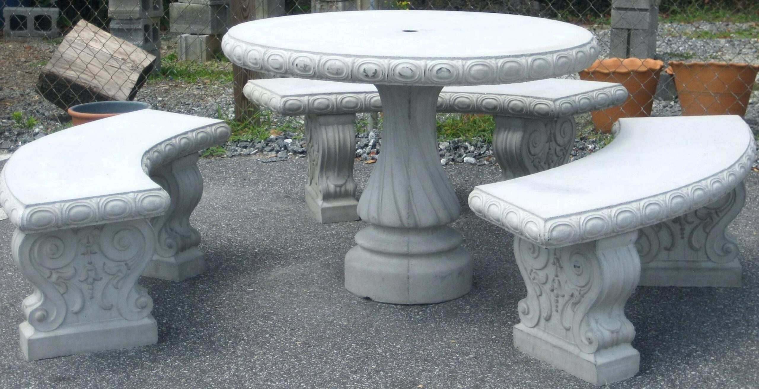 Outdoor Concrete Tables And Benches – Homegardensmart.com